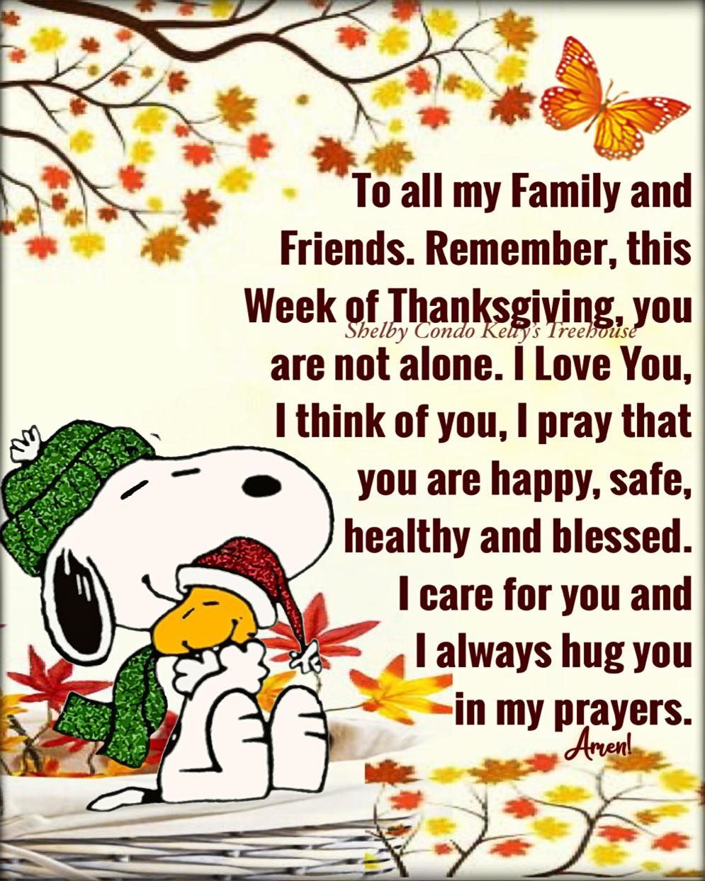 Family And Friends. Remember, This Week Of Thanksgiving, You Are Not ...