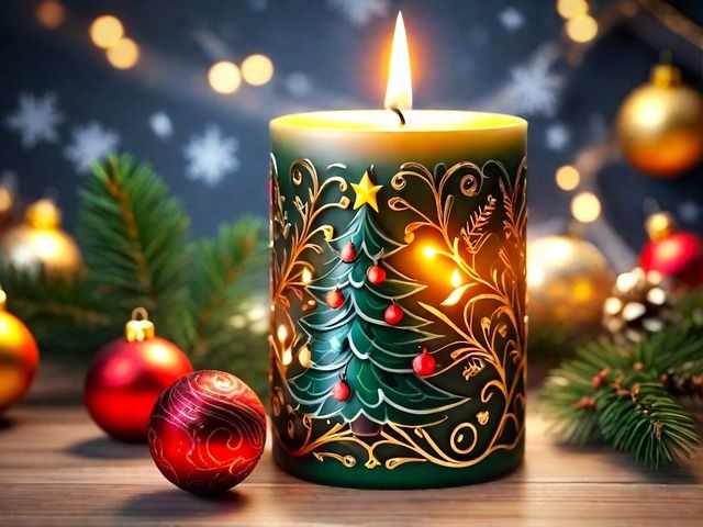 Christmas Themed Candle Pictures, Photos, and Images for Facebook, Tumblr, Pinterest, and Twitter