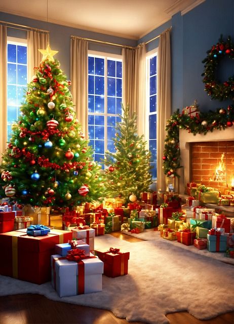Ai Generated Christmas Decorated Picture Pictures, Photos, and Images ...