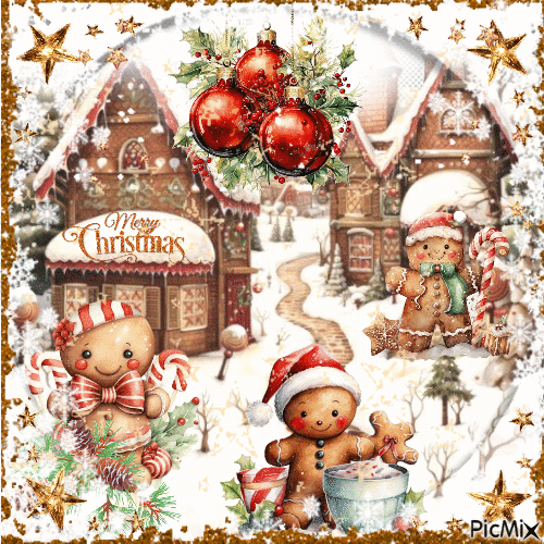 Merry Christmas With Gingerbread Cookies Pictures, Photos, and Images ...