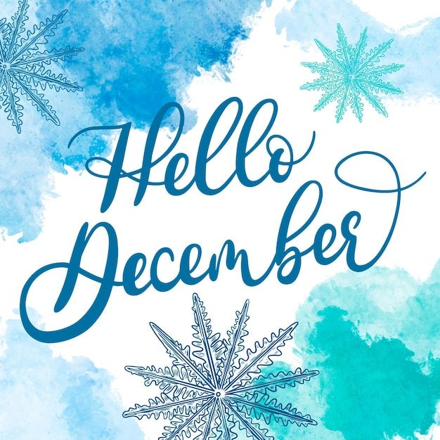 Hello December Snowflake Greeting Pictures, Photos, and Images for ...