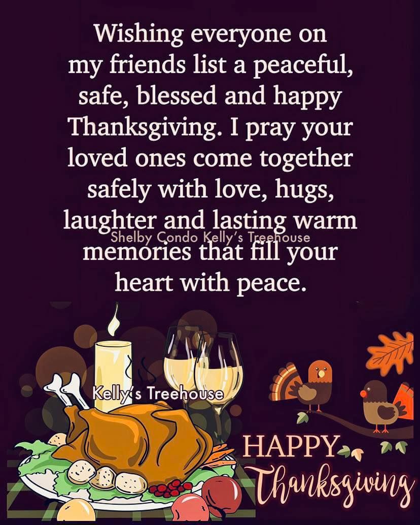 Wishing Everyone On My Friends List A Safe, Peaceful And Happy ...