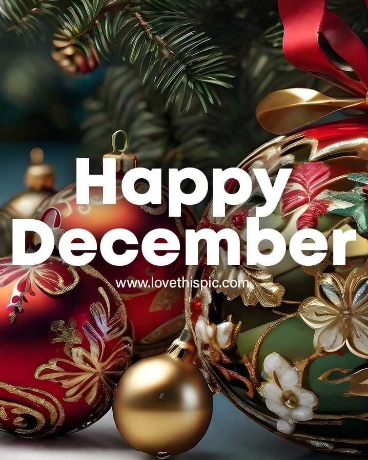 Happy December Ornaments Pictures, Photos, and Images for Facebook ...