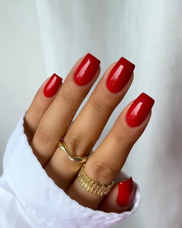 Glossy Ruby Red Nails Pictures, Photos, and Images for Facebook, Tumblr ...