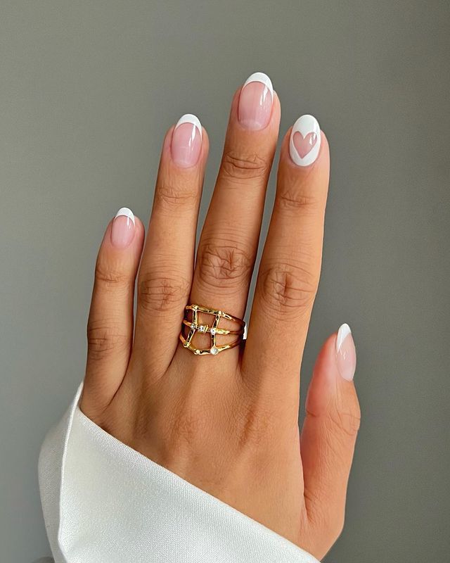 Cut Out Heart White Nails Pictures, Photos, and Images for Facebook ...