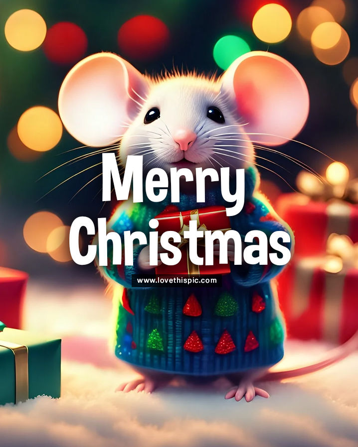 Holiday Mouse - Merry Christmas Pictures, Photos, and Images for ...