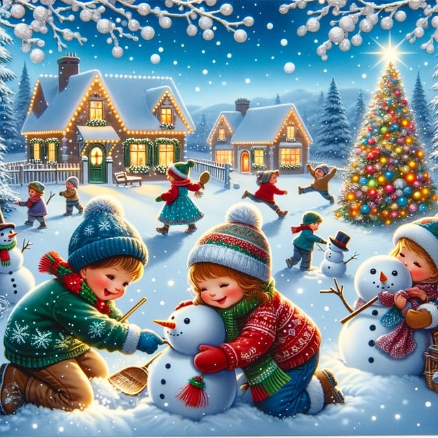 Kids Making A Snowman Pictures, Photos, and Images for Facebook, Tumblr ...