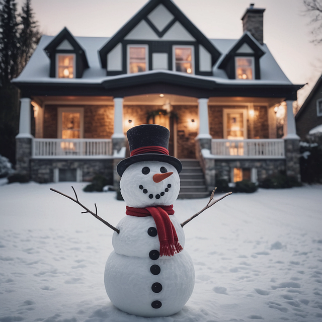 Snowman Outside Of House Pictures, Photos, and Images for Facebook ...