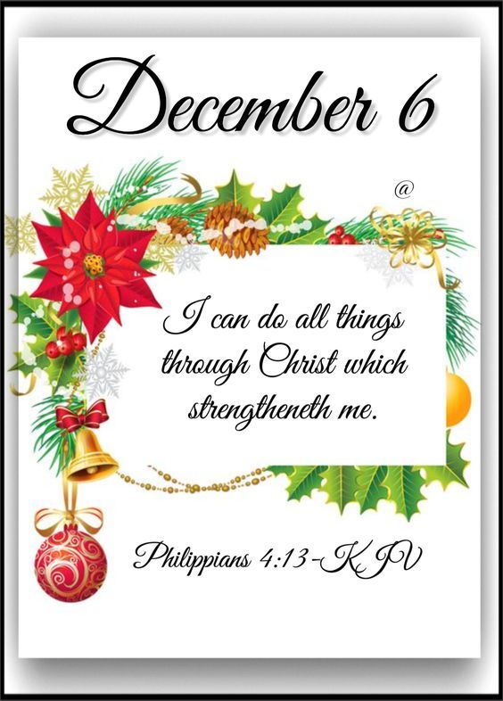 December 6: I Can Do All Things Through Him Who Strengthens Me Pictures ...