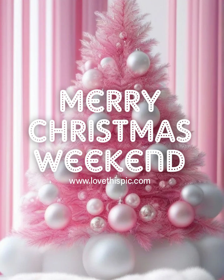 Pink Christmas Tree - Merry Christmas Weekend Pictures, Photos, and ...