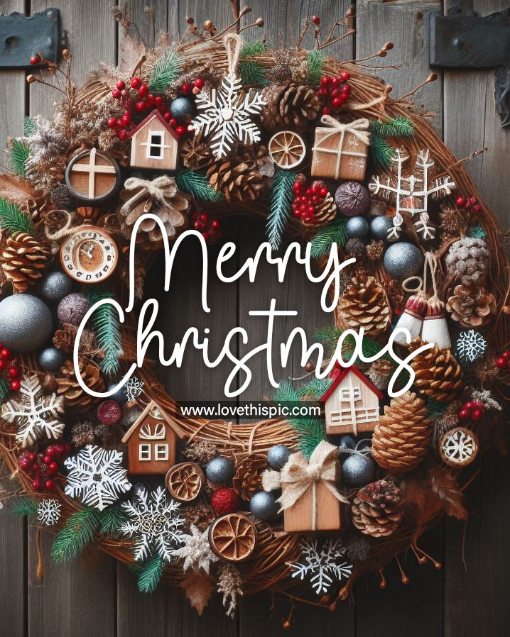 Decorated Wreath - Merry Christmas Pictures, Photos, and Images for ...