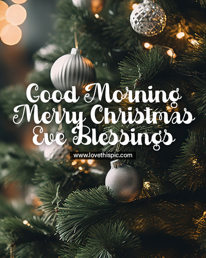 Merry Christmas Eve Morning Blessings Pictures, Photos, and Images for ...
