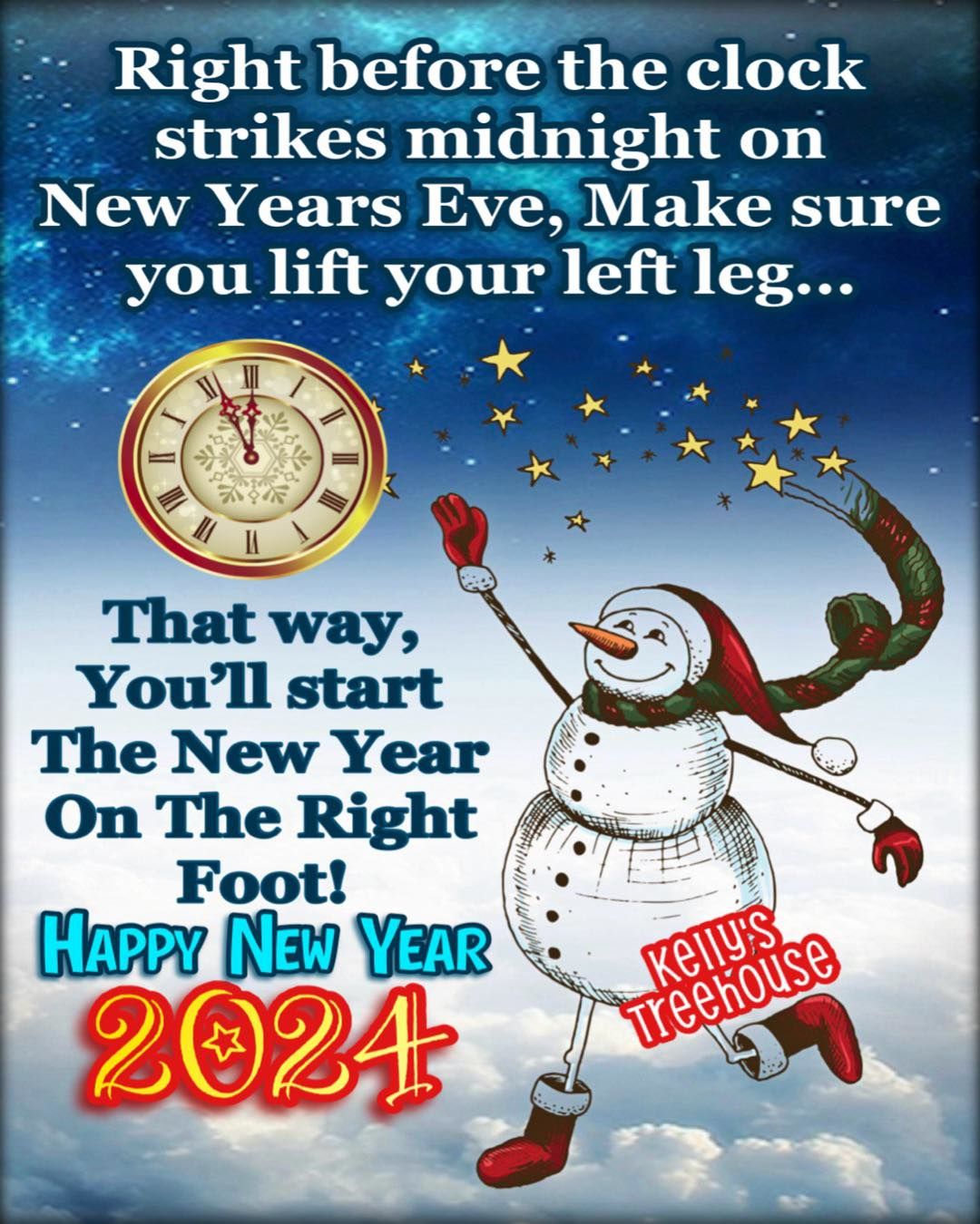 Before The Clock Strikes Midnight On New Years Eve, Make Sure You Lift ...