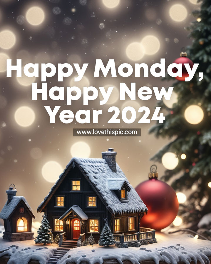 Happy Monday And New Year 2024 Greeting Pictures, Photos, and Images ...