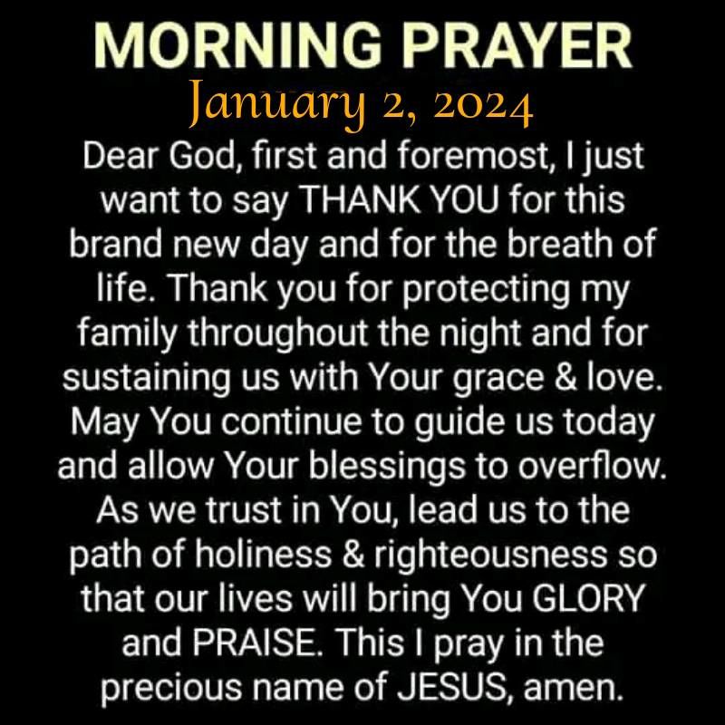 Morning Prayer For January 2 Pictures, Photos, and Images for Facebook ...