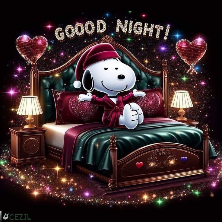 Sleeping Snoopy - Good Night Pictures, Photos, and Images for Facebook, Tumblr, Pinterest, and ...