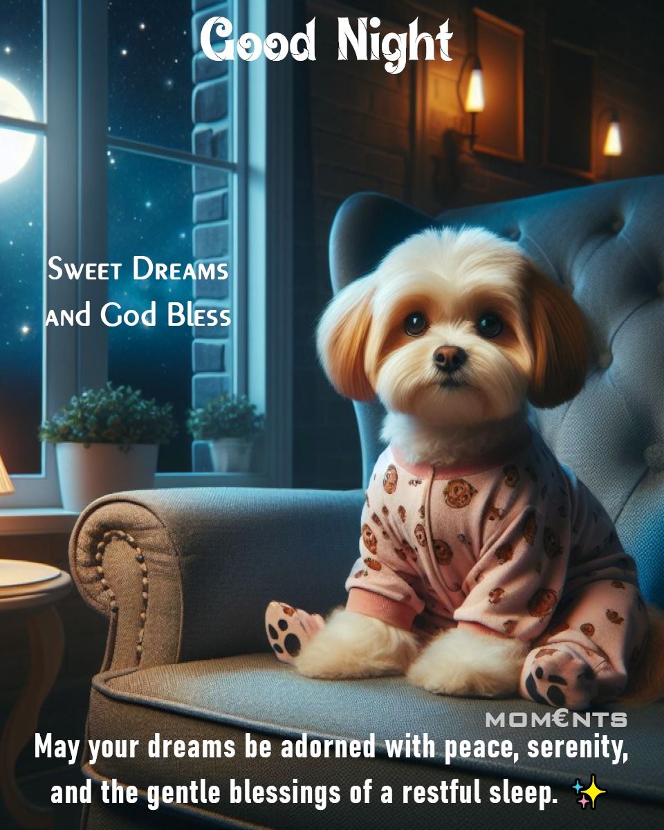 Good Night: May Your Dreams Be Adorned With Peace, Serenity, And The ...