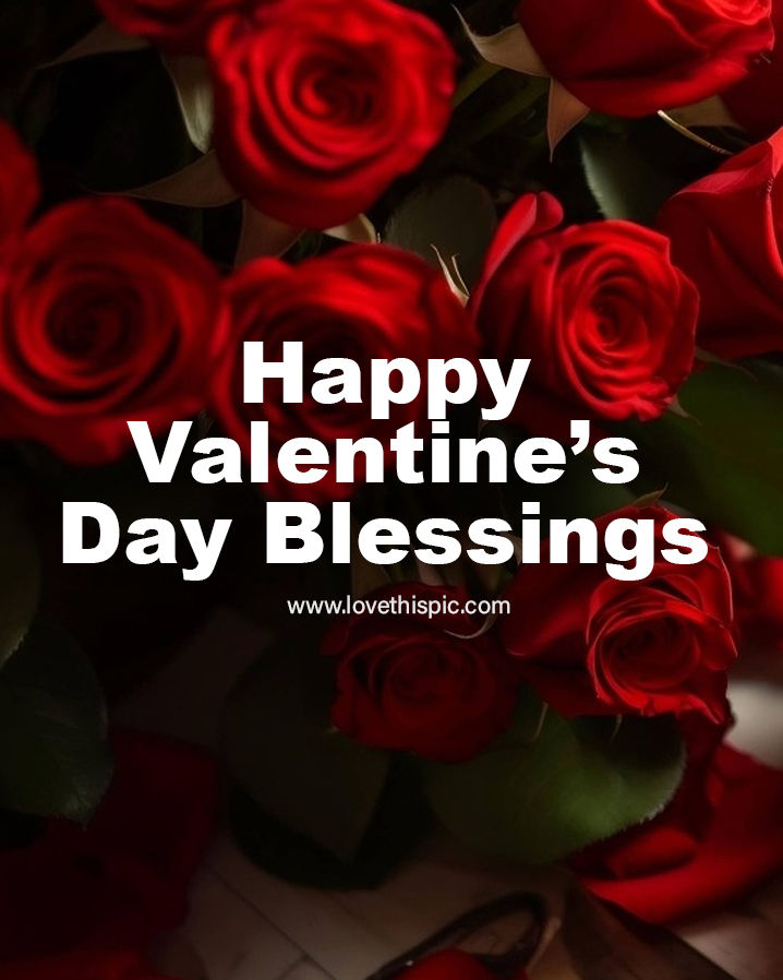 Red Roses - Happy Valentine's Day Blessings Pictures, Photos, and ...