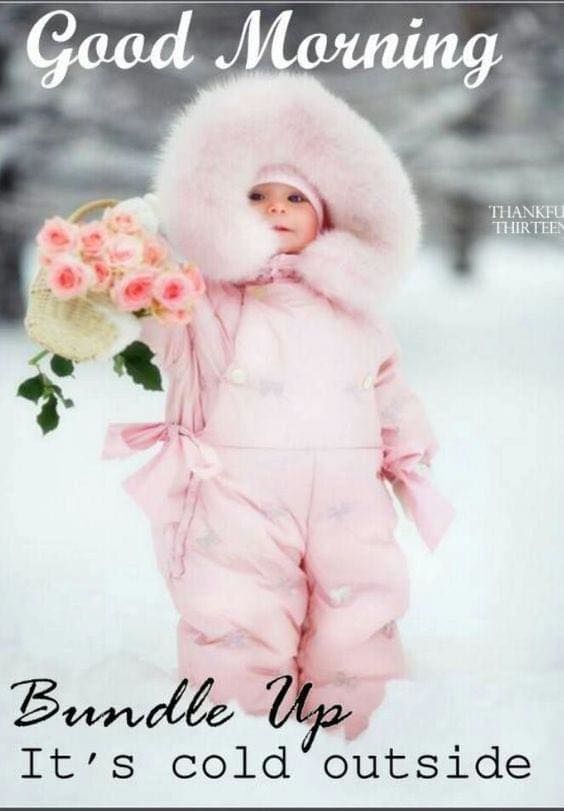 Bundle Up, It's Cold Outside. Good Morning Pictures, Photos, and Images ...