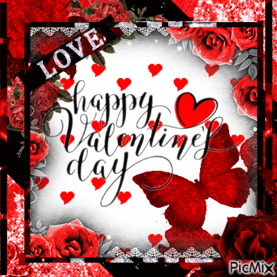 Red Butterfly - Happy Valentine's Day Gif Pictures, Photos, and Images ...