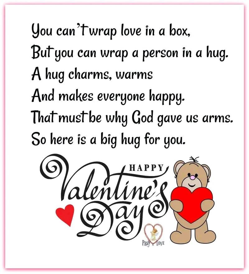 Here's A Big Hug For You. Happy Valentine's Day Pictures, Photos, and ...