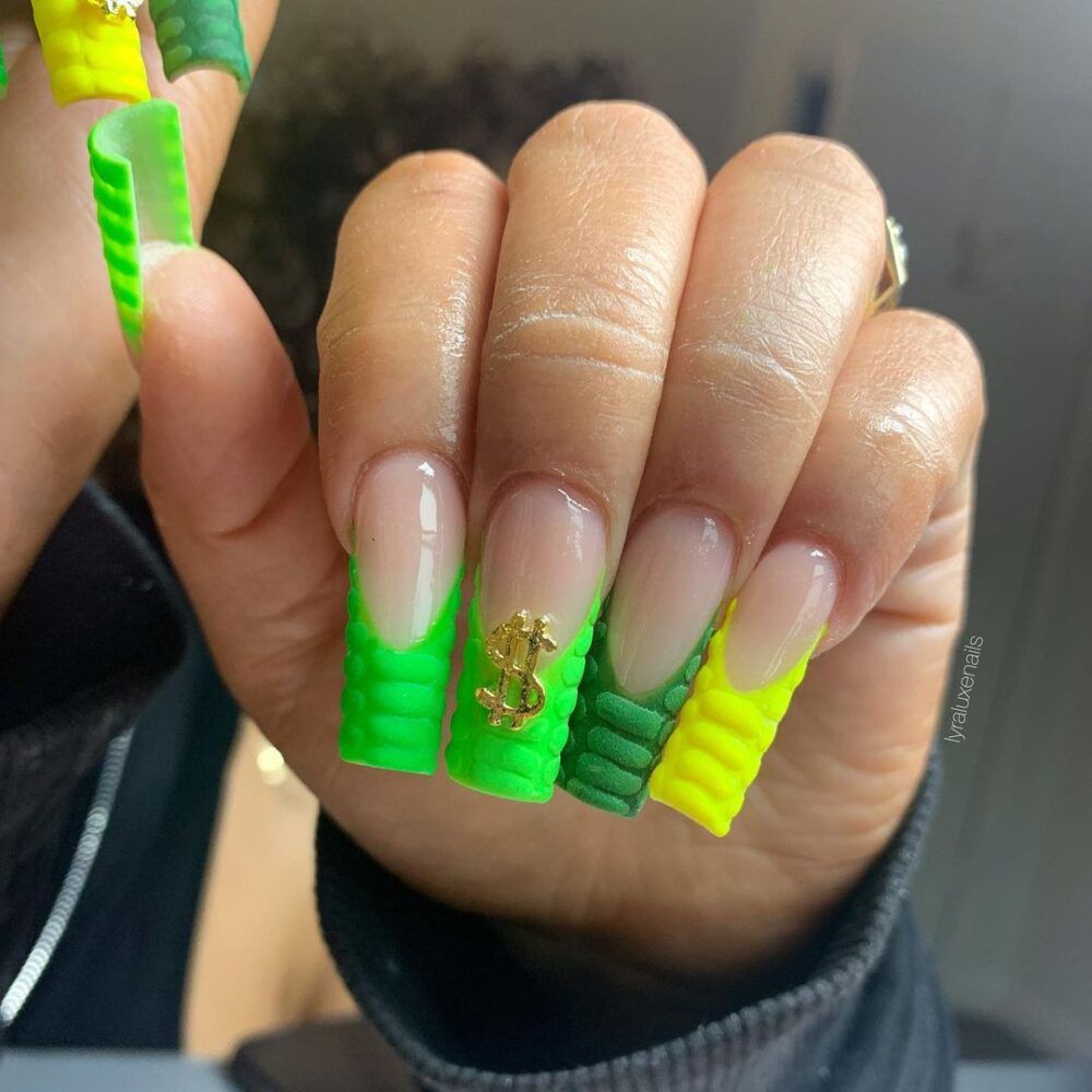 Croc Print Green Nails Pictures, Photos, and Images for Facebook ...
