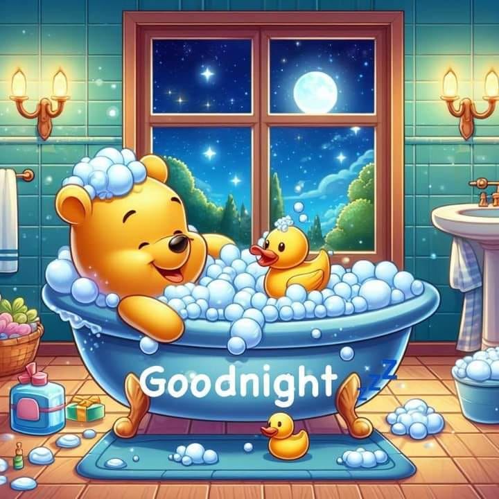 Bubble Bath Winnie The Pooh - Good Night Message Pictures, Photos, and ...