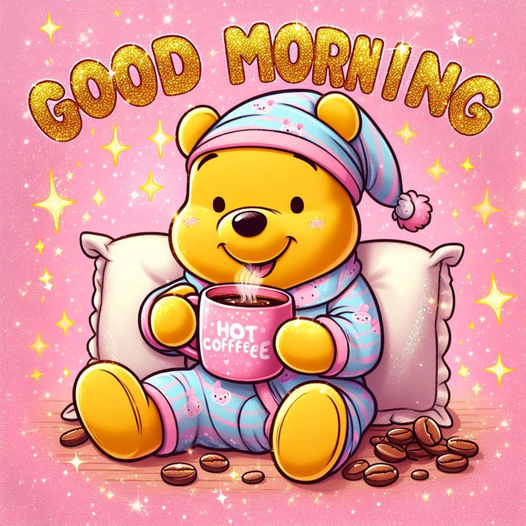 Sparkling Good Morning Message With Winnie The Pooh Pictures, Photos ...