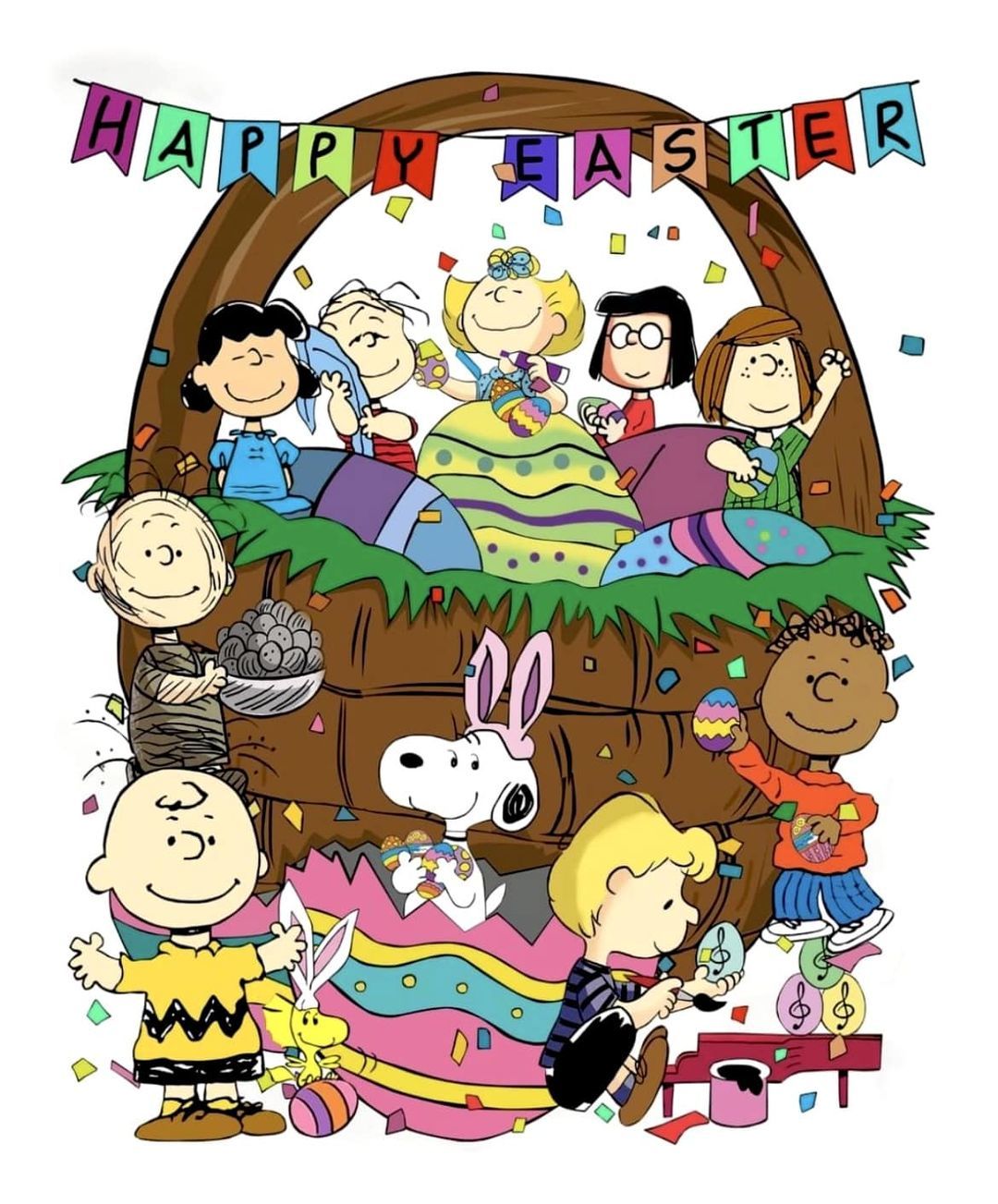 Peanuts Gang Happy Easter Greeting Pictures, Photos, and Images for ...