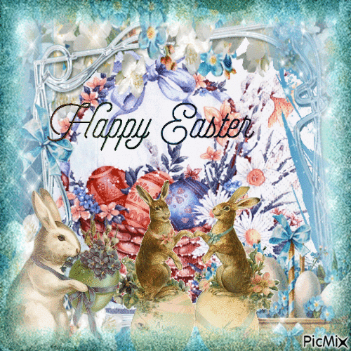 Happy Easter Vintage Gif Pictures, Photos, and Images for Facebook ...