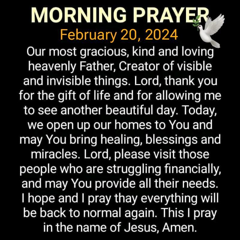 Morning Prayer For February 20th Pictures, Photos, and Images for ...