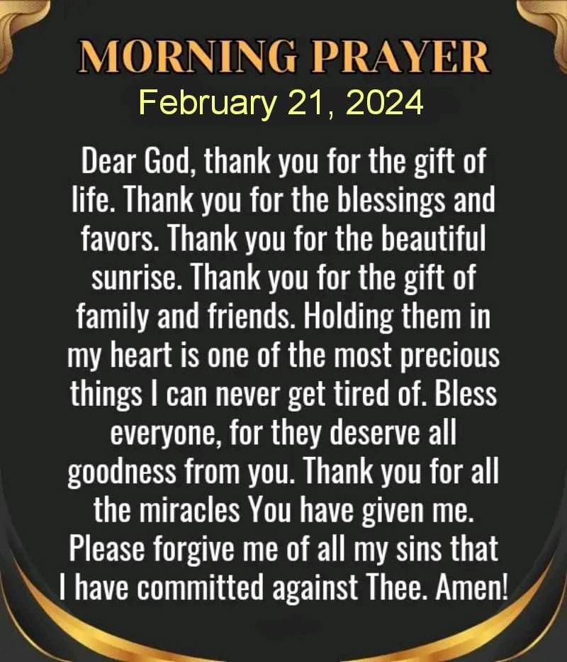 February 21 Morning Prayer Pictures, Photos, and Images for Facebook ...