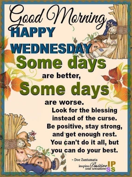 Positive Good Morning Happy Wednesday Message Pictures, Photos, and ...