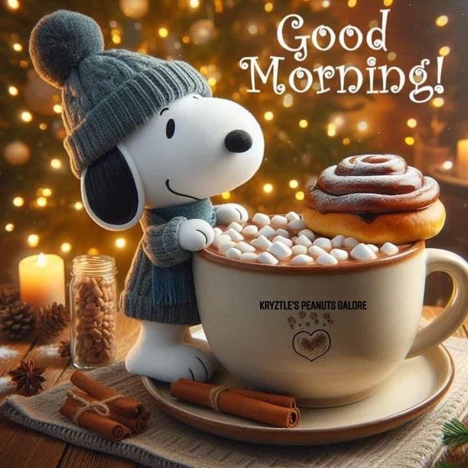 Snoopy Hot Cocoa Good Morning Quote Pictures, Photos, and Images for ...