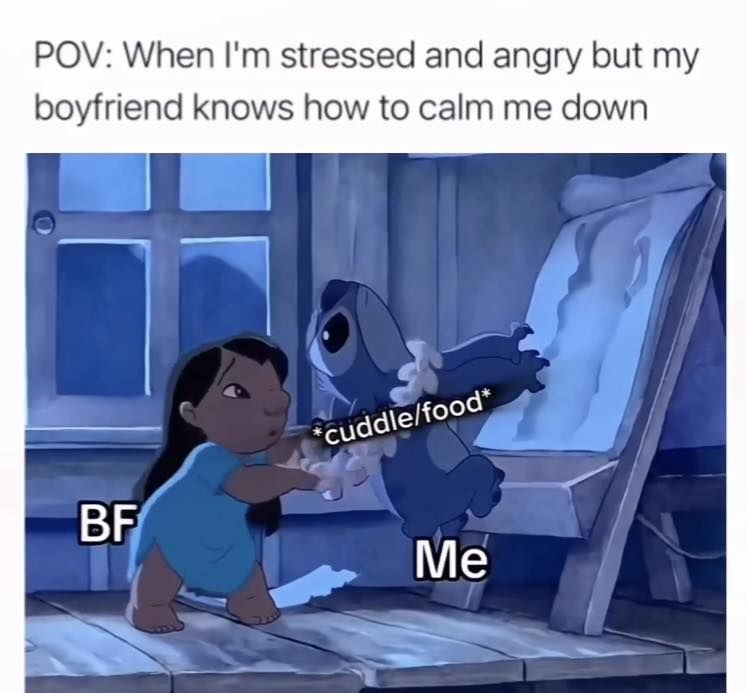 POV: When I'm Stressed And Angry But My Boyfriend Knows How To Calm Me ...