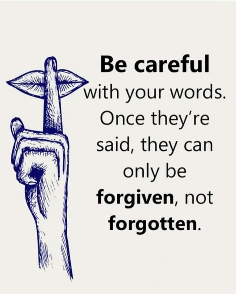 You Must Be Careful With Your Words Pictures, Photos, and Images for ...