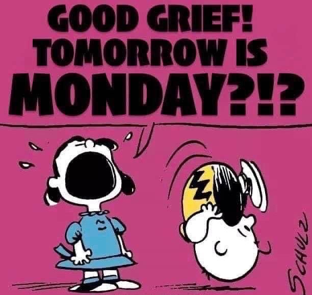 Oh Good Grief Tomorrow Is Monday Pictures, Photos, and Images for ...