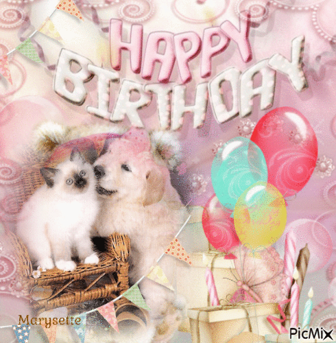 Dog Kissing Cat - Happy Birthday Pictures, Photos, and Images for ...