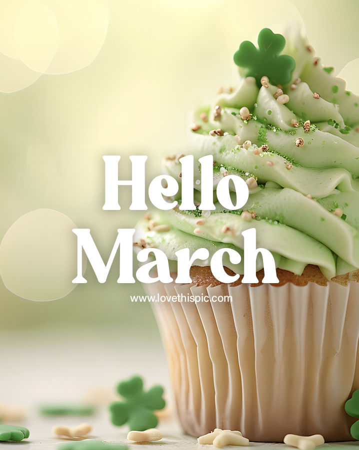 Clover Cupcakes - Hello March Pictures, Photos, and Images for Facebook ...