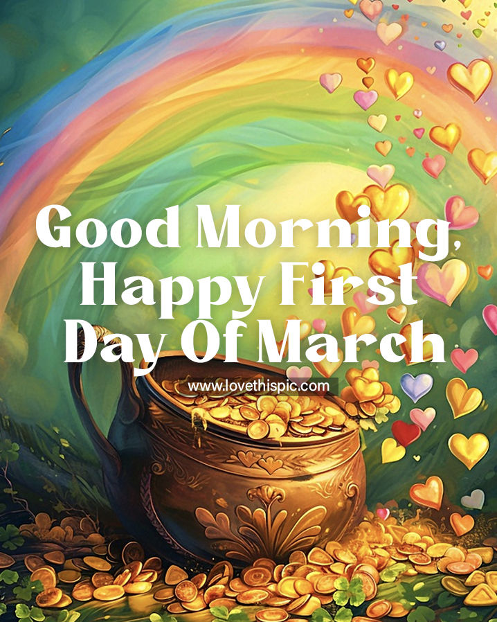 Good Morning, Happy First Day Of March Pictures, Photos, and Images for ...