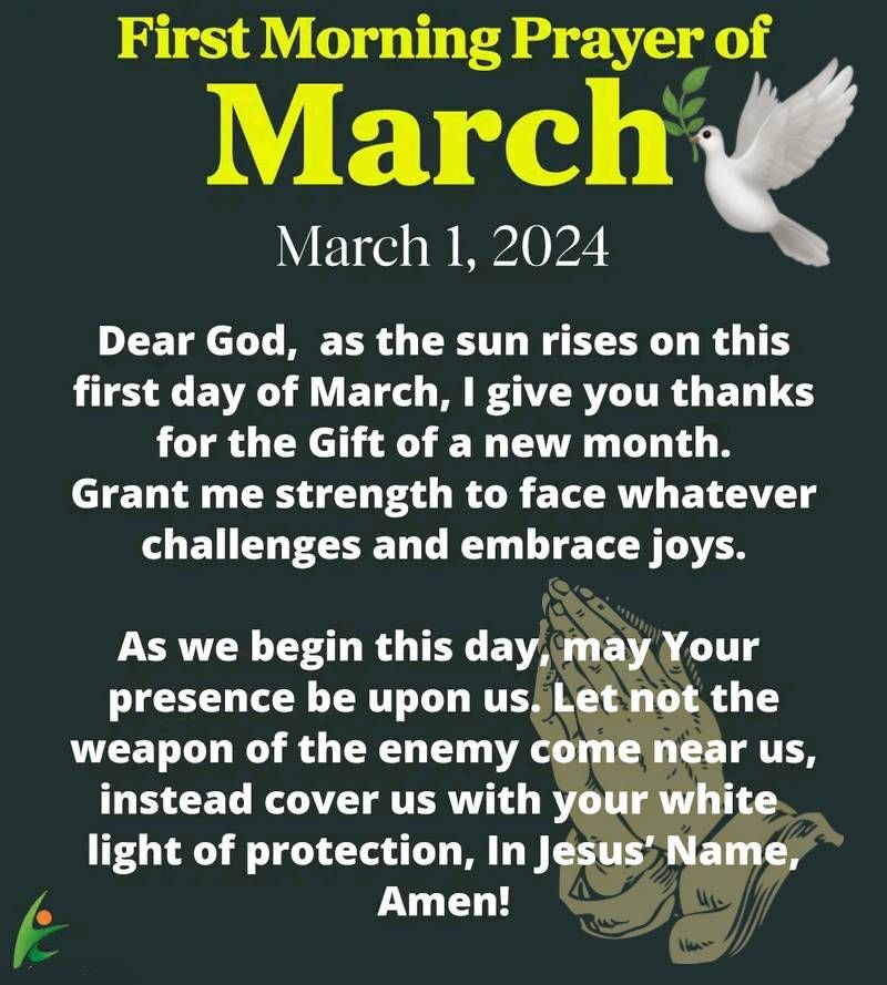The First Morning Prayer Of March Pictures, Photos, and Images for ...
