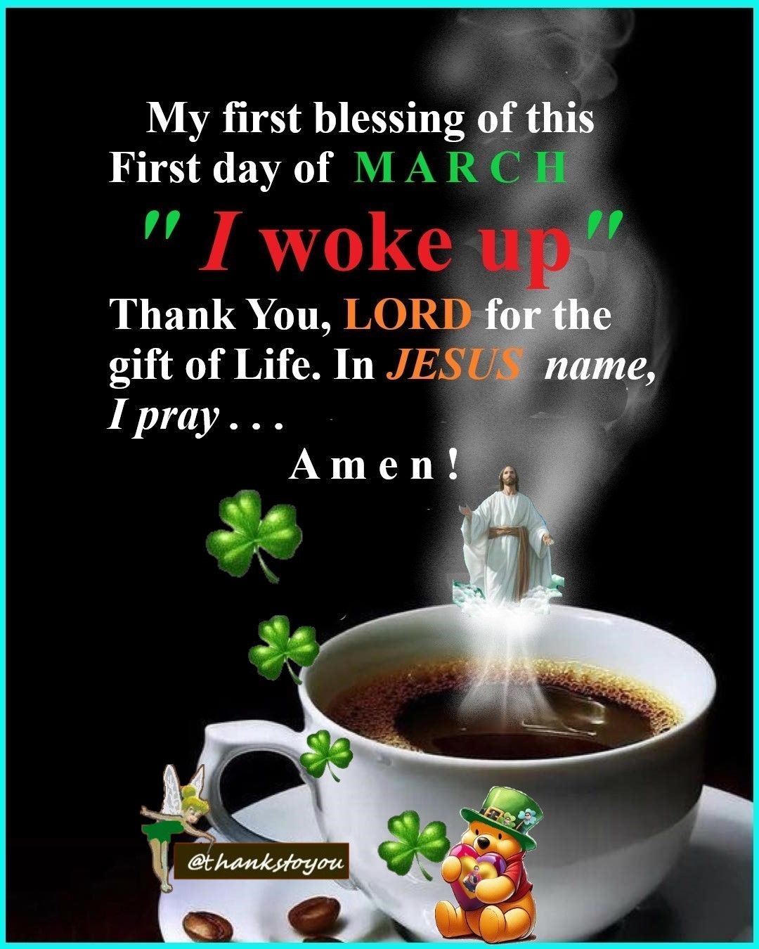 First Day Of March I Woke Up Thank You Lord Pictures, Photos, and ...