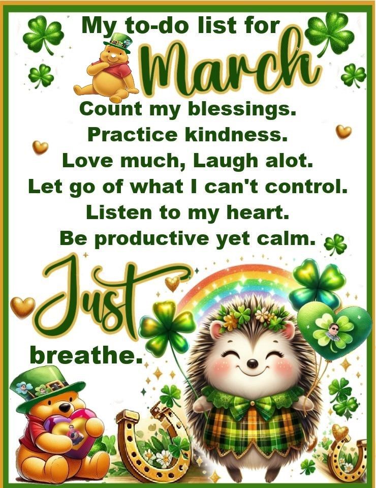 My To Do List For March Quote Pictures, Photos, and Images for Facebook ...