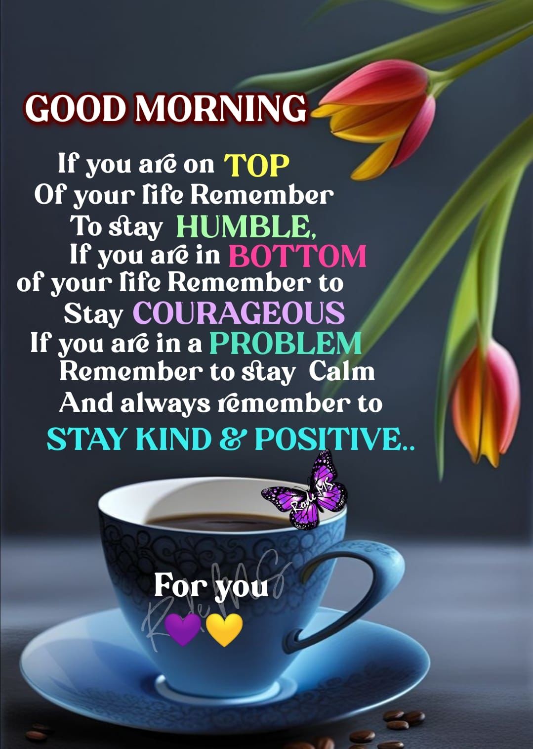 Good Morning Stay Kind And Positive Pictures, Photos, and Images for ...