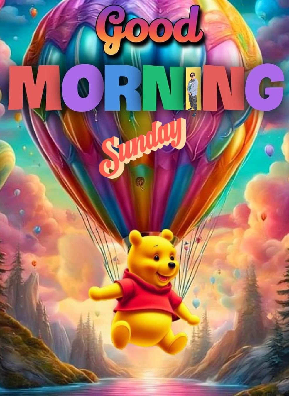 Good Morning Sunday Greeting With Winnie The Pooh Pictures, Photos, and ...