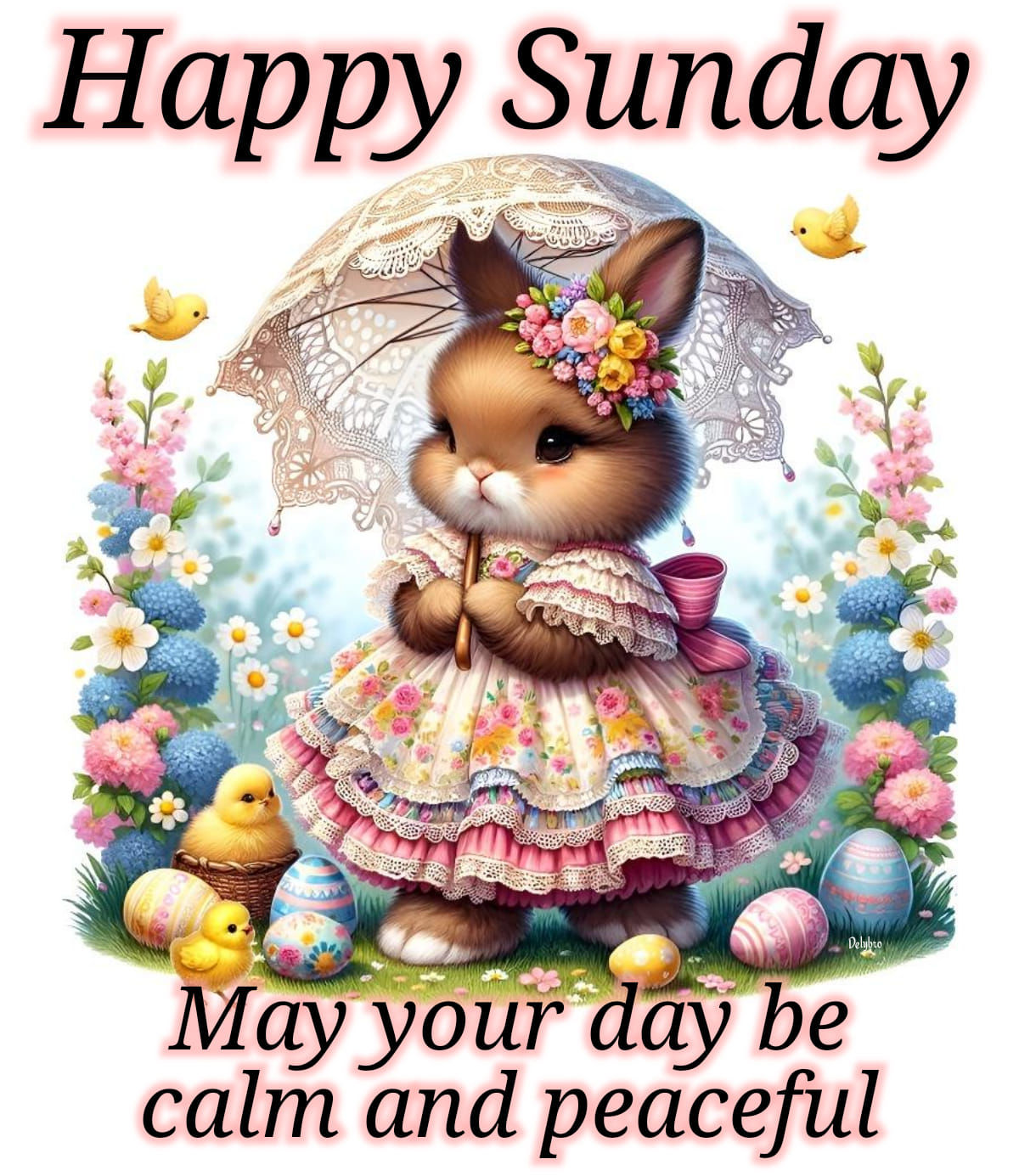 Happy Sunday Bunny...May Your Day Be Calm And Peaceful Pictures, Photos ...