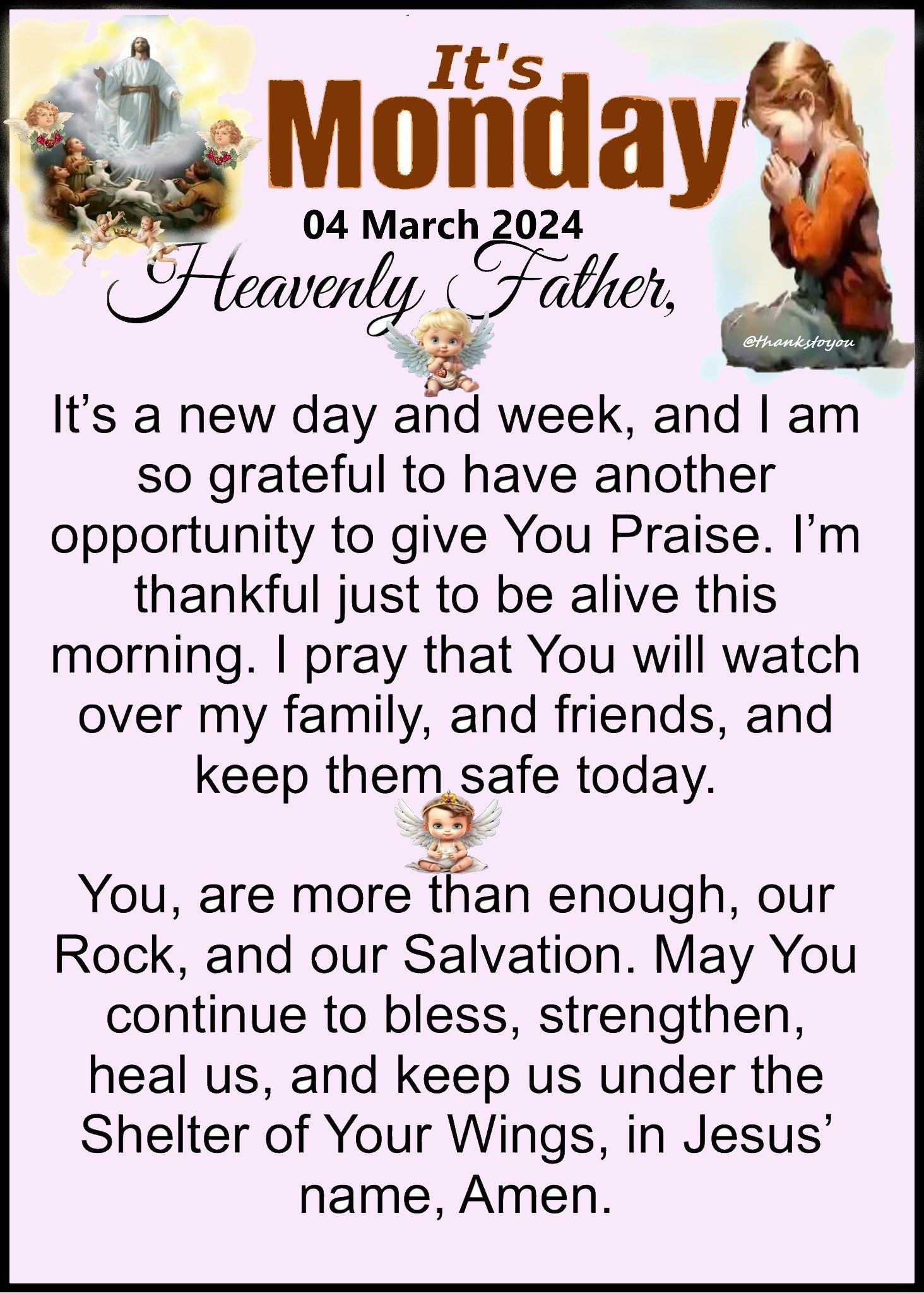 Its Monday March 4 2024 Prayer Pictures, Photos, and Images for ...