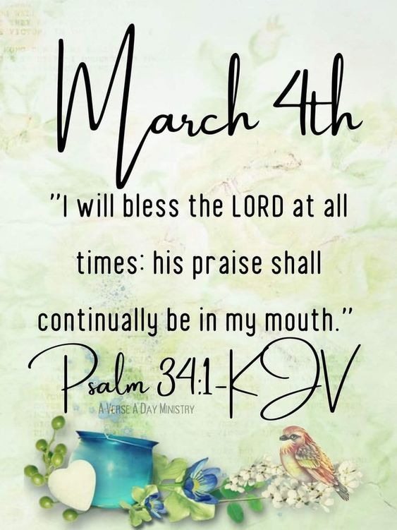 March 4 I Will Bless The Lord Pictures, Photos, and Images for Facebook ...