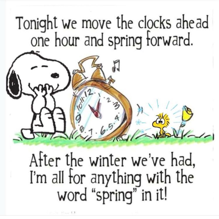 Snoopy Spring Forward Reminder Pictures, Photos, and Images for ...