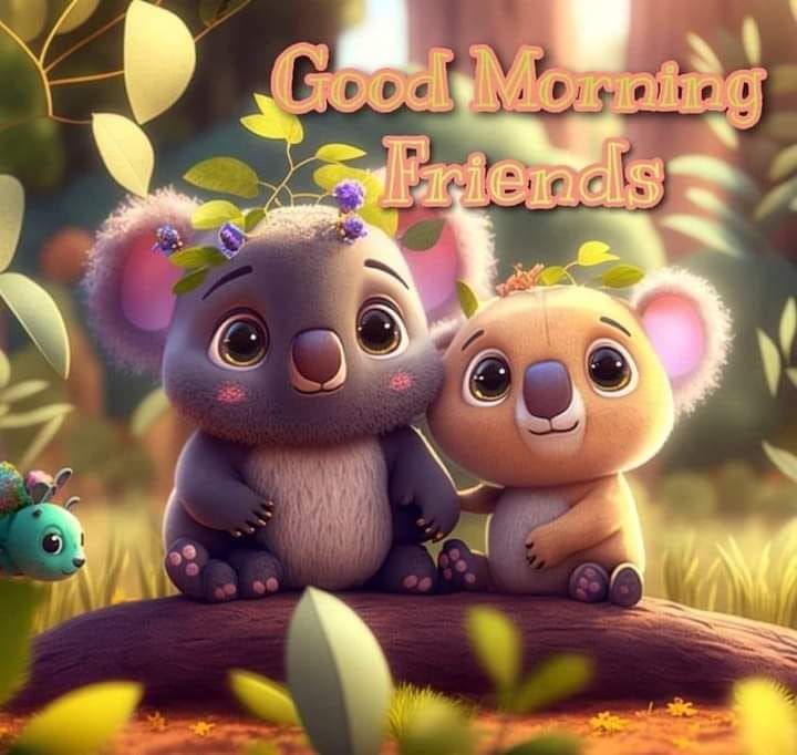 Good Morning Friends With Cute Koalas Pictures, Photos, and Images for ...